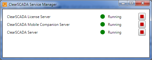 Server Administration Guide - Start the ClearSCADA Server (Start and Stop the System Server)